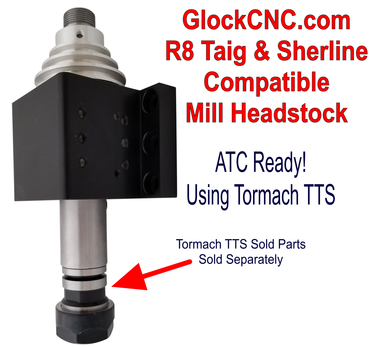 Sherline Taig Mill R8 Spindle Upgrade Headstocks