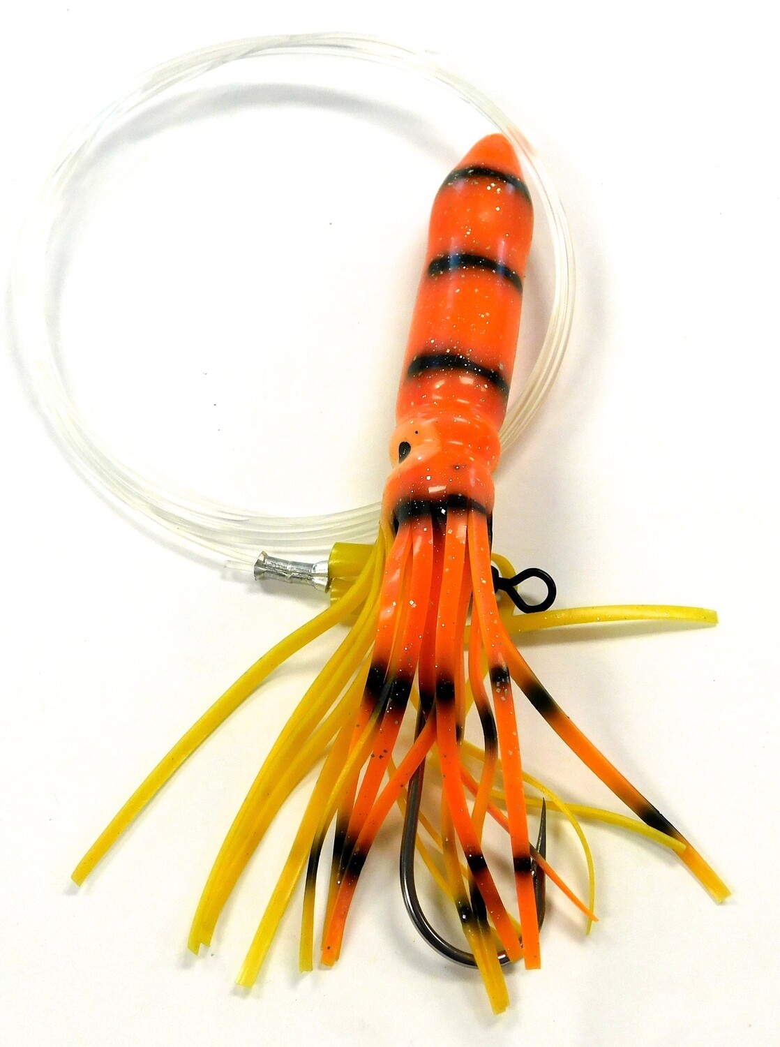 8” Rigged Hollow Bulb Trolling Squid