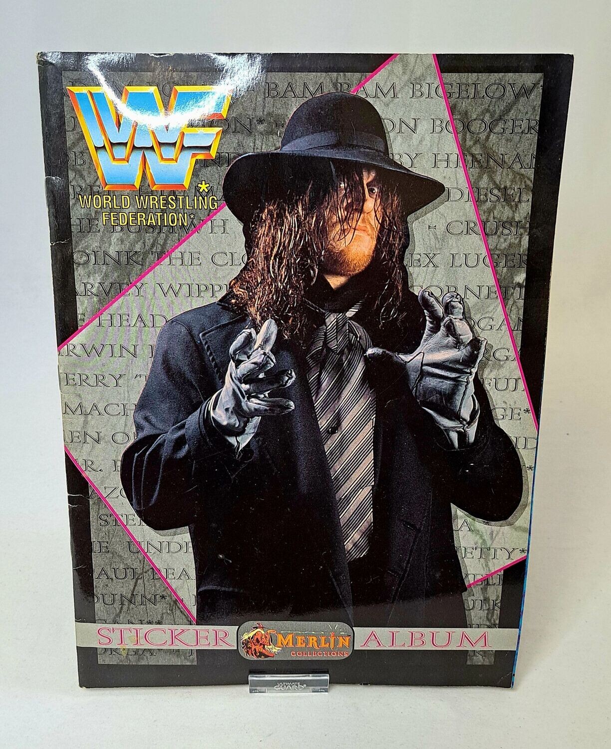 WWF World Wrestling Federation Merlin Sticker Collection Album fast ...