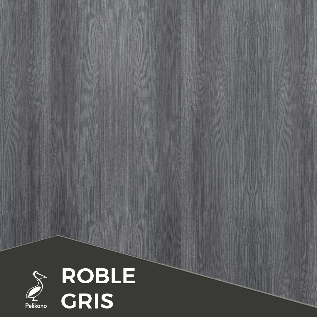 Fondo Pelikano MDP Roble Gris Una Cara