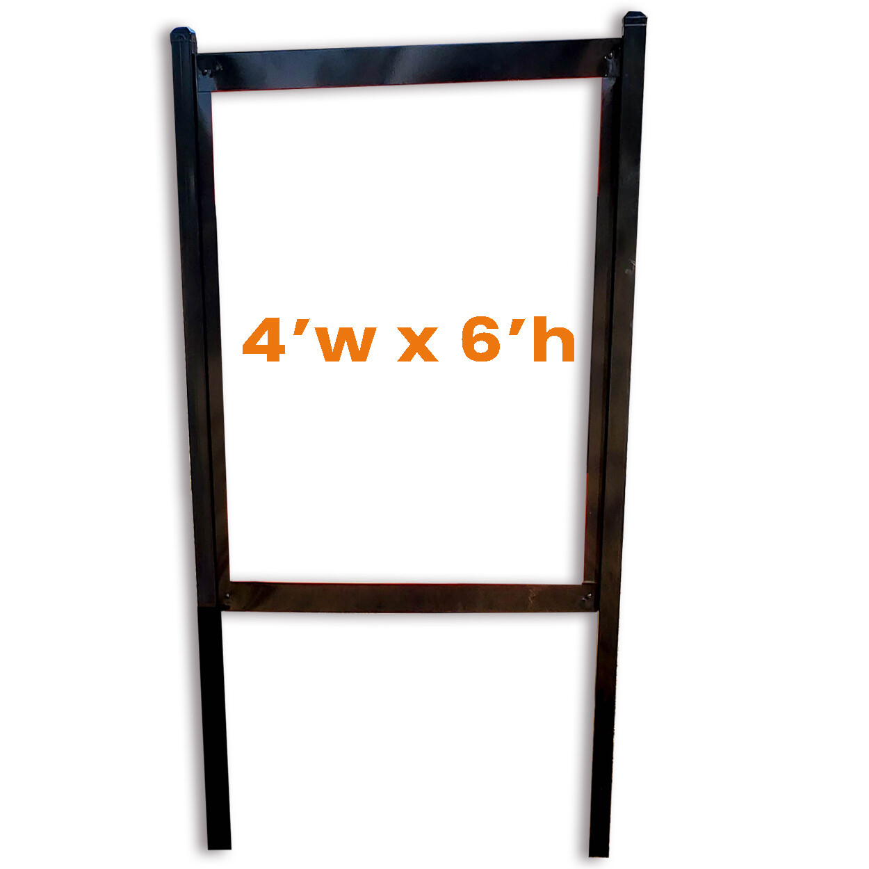 4x6 Metal Sign Frame with 10 foot posts
