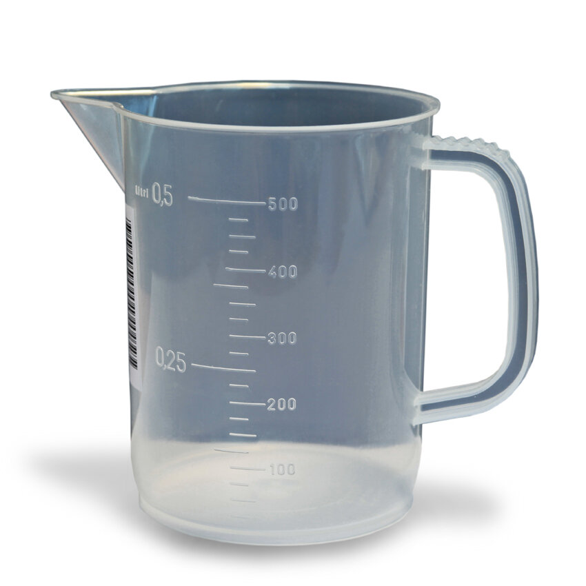 Caraffa graduata in plastica trasparente lt 0.5 - Negozio - L'Enotecnica