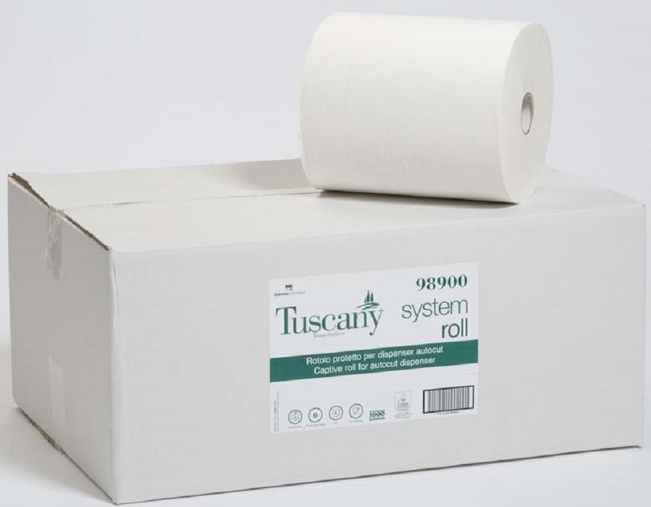 Autocut Roll 2ply Lam 150m x21cm x6 White ATW