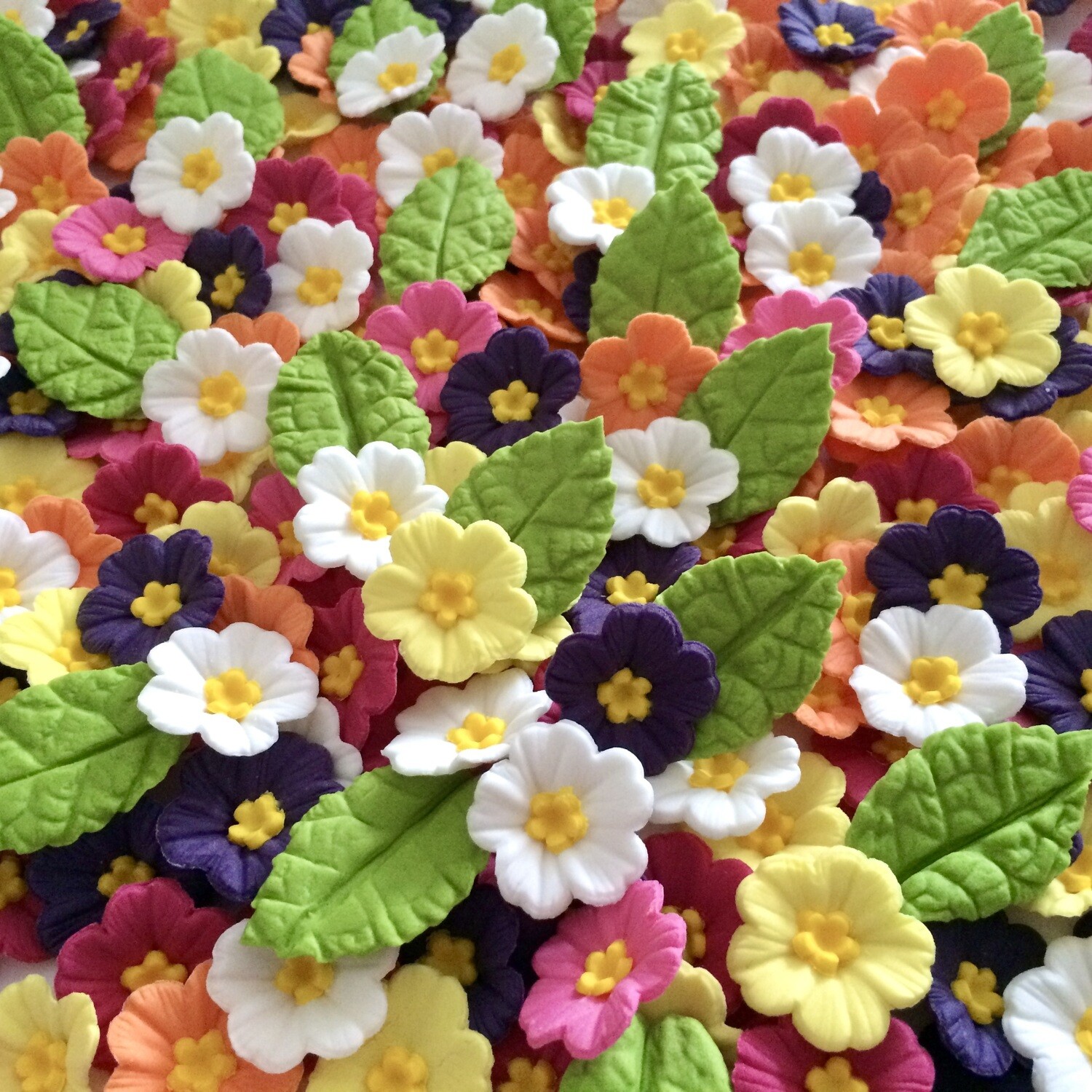 Edible Primroses Small Sugar Flowers For Cakes