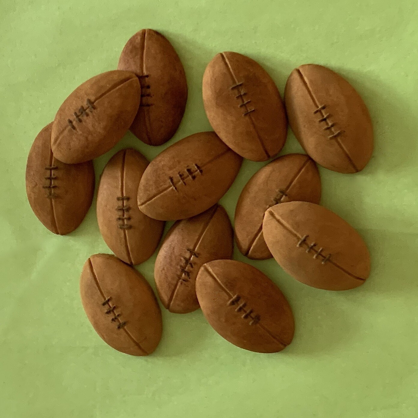 Rugby Balls Edible Cake Decorations