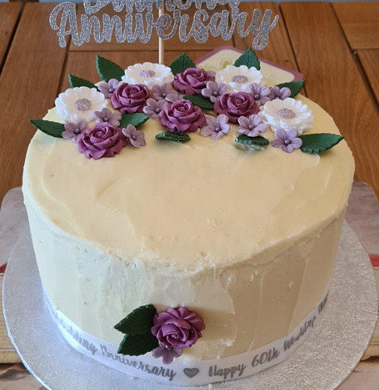 Wedding& Anniversary - Edible Sugar Flowers for Cakes