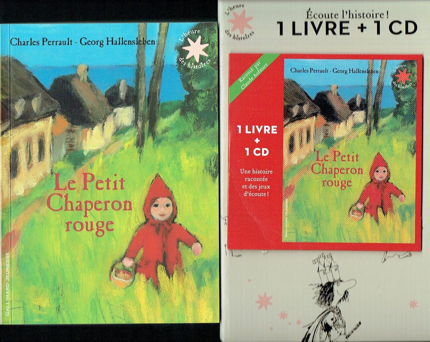 L'Heure des Histoires-Le Petit Chaperon Rouge - le Livre + 1 CD