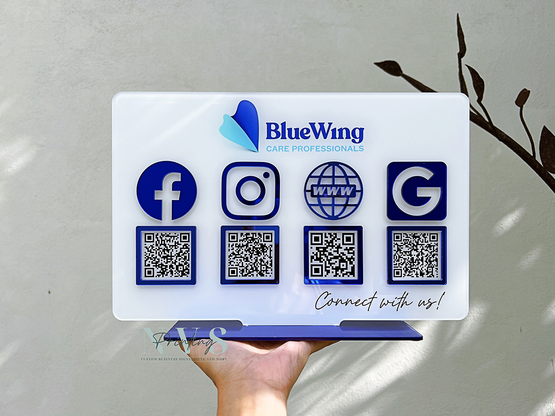 Social Media Signs – NVS Printing – Custom Business Sign | Custom Gifts ...
