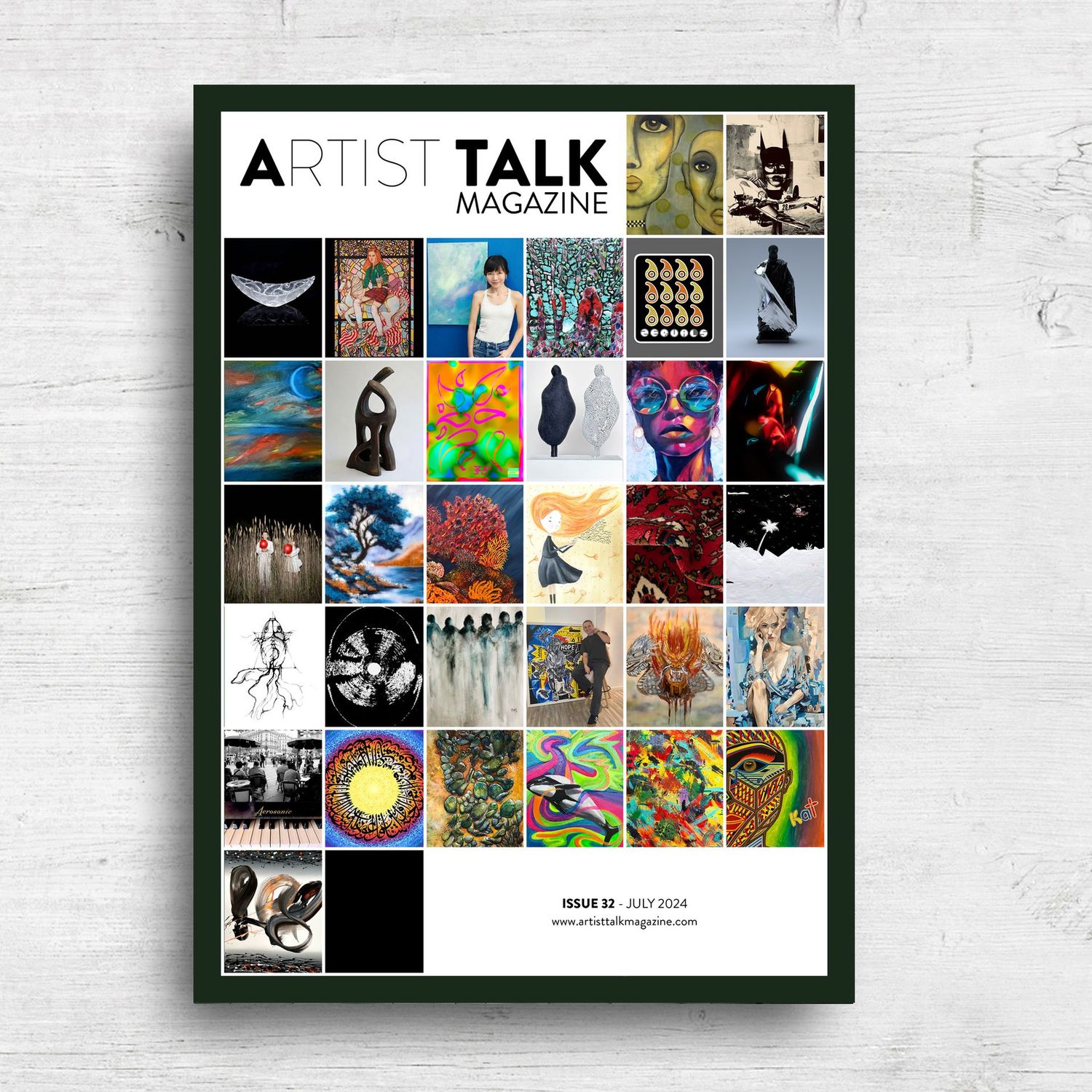 Issue 32 - Artist Talk Magazine Thursday 25th July 2024 (UK Delivery)