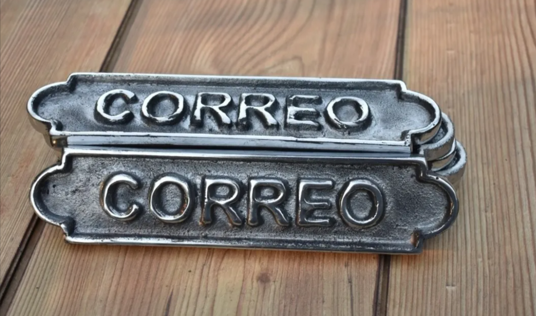 CARTEL , LETRERO DE CORREO , BUZON , CARTAS.