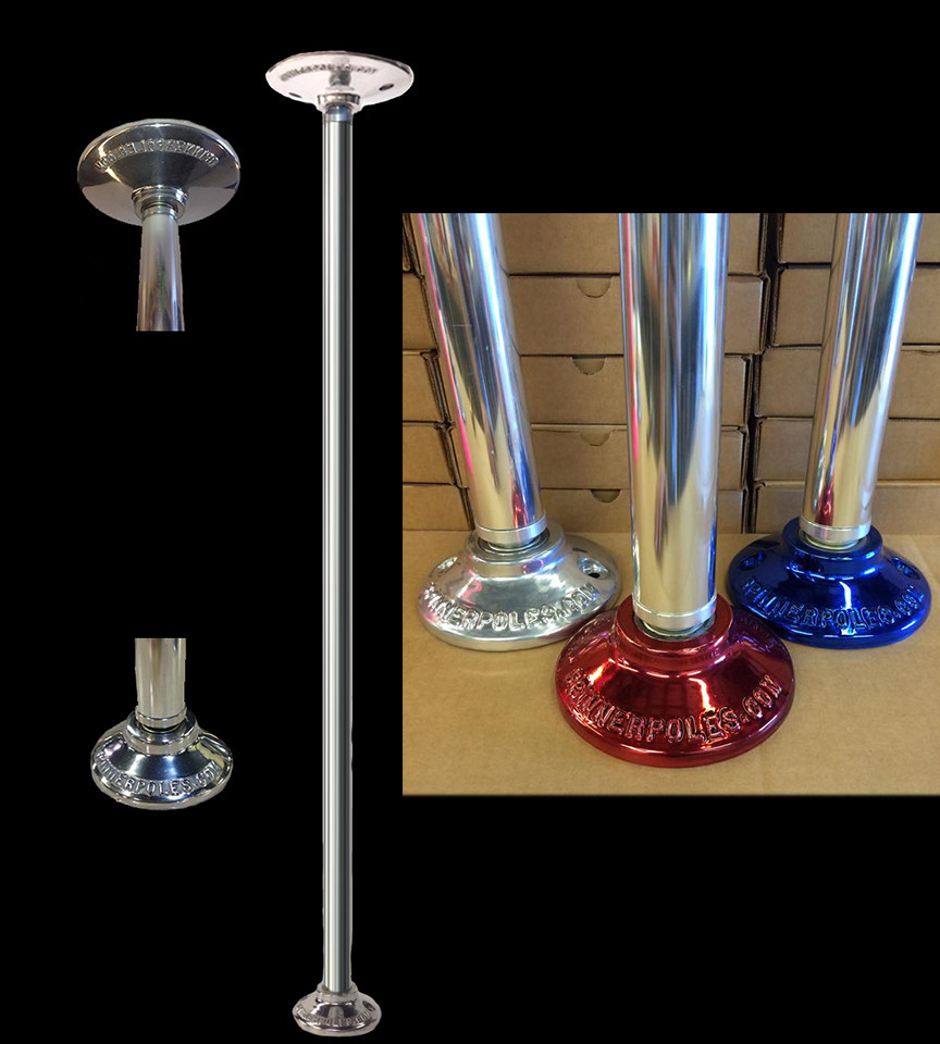 Heavy Duty Commercial Spinning Permanent Poles (up to 9 feet)