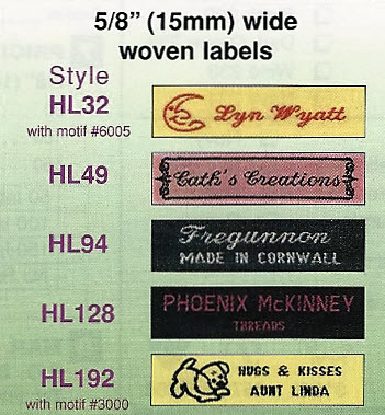 5/8TH INCH LABELS