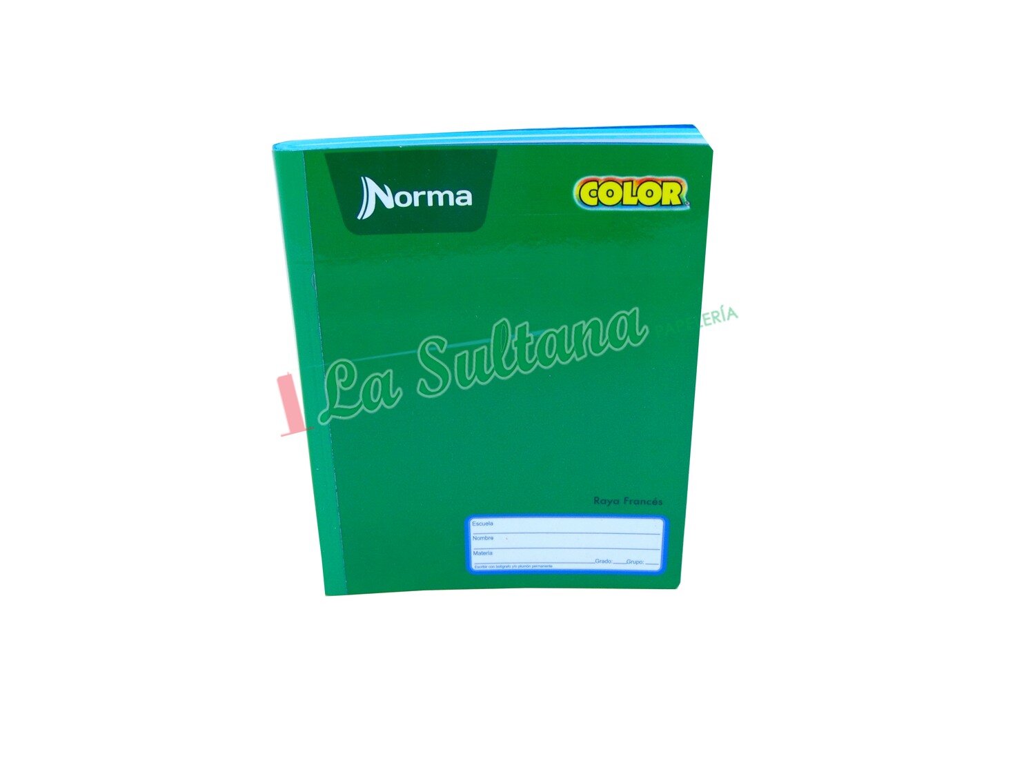 LIBRETA NORMA COLOR FRANCESA COSIDA C/100H