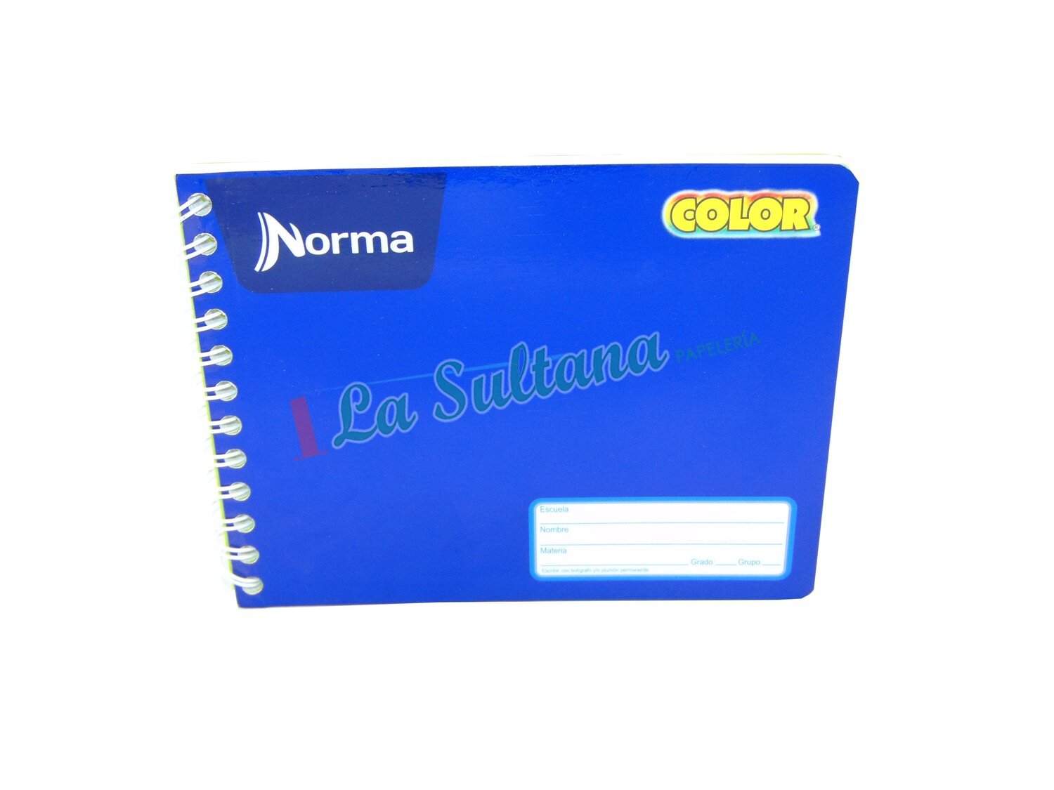 LIBRETA NORMA COLOR ITALIANA ESPIRAL C/100H