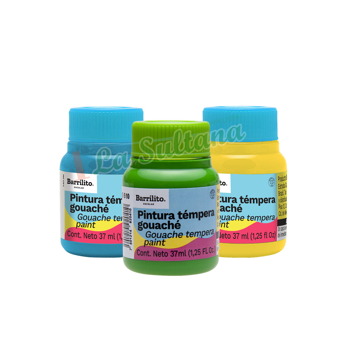 PINTURA TEMPERA BARRILITO 37ML PZ
