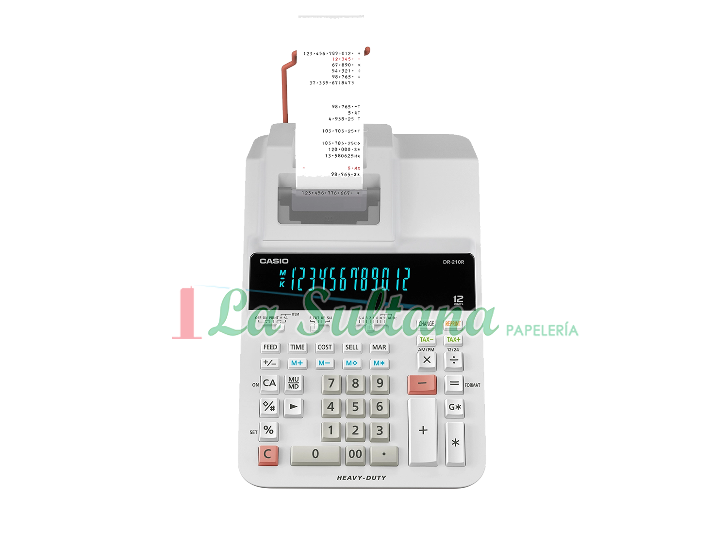 CALCULADORA CASIO IMPRESORA DR-210R PZ