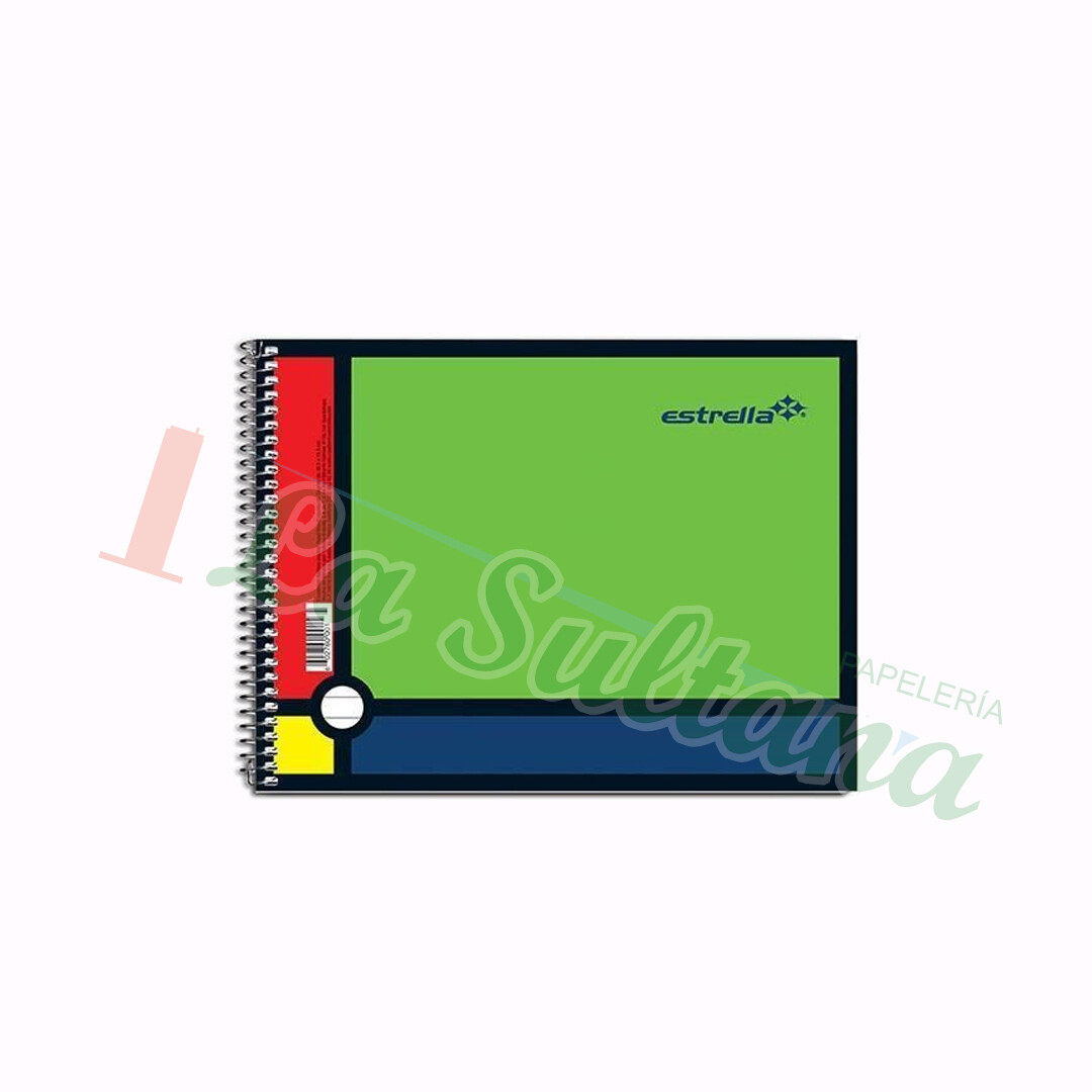 LIBRETA ESTRELLA ITALIANA ESPIRAL C/100H