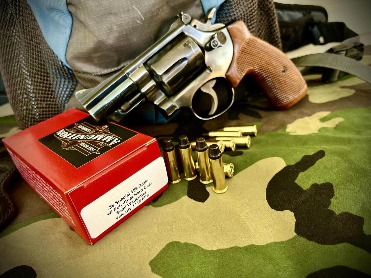 .38 Special +P 158 grain Poly-Coated Lead Semi Wadcutter. (50 RND)