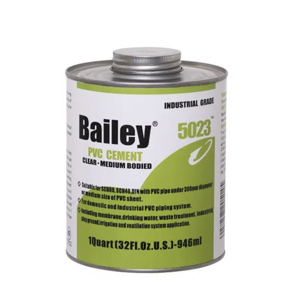 COLLE PVC "BAILEY" BOITE DE 500 GRS BRUT (473 ML)