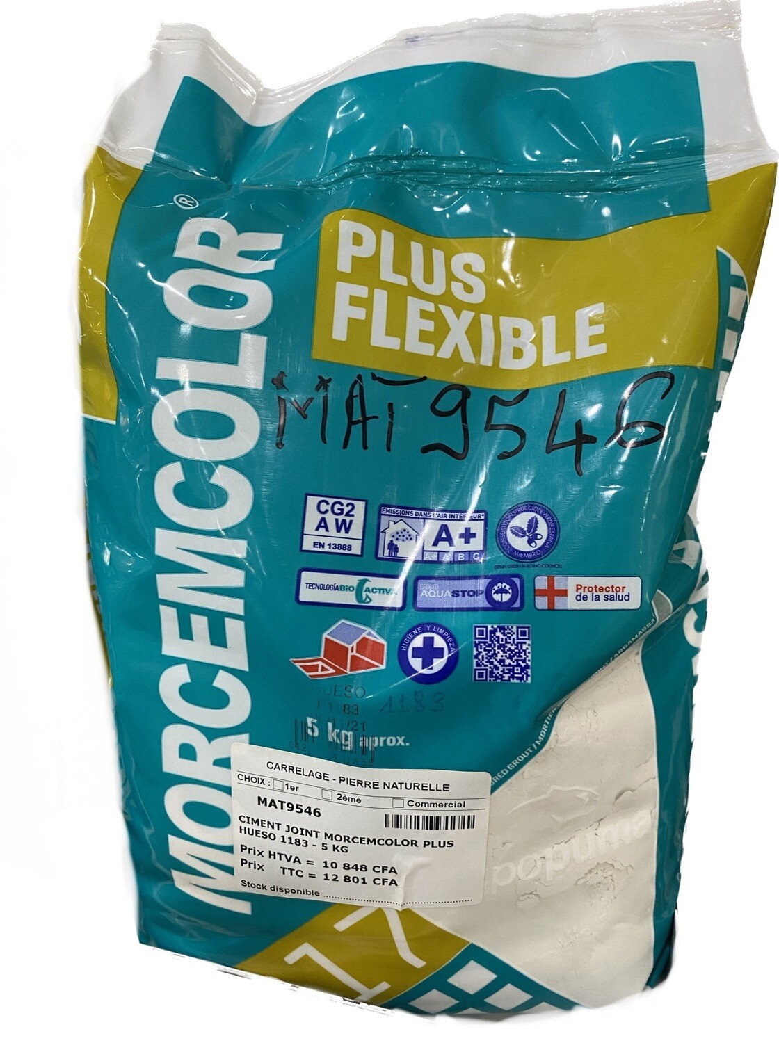 CIMENT JOINT MORCEMCOLOR PLUS HUESO 1183 - 5KG