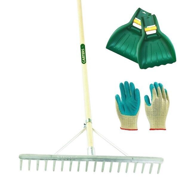 18 Tooth Aluminium Landscaping Rake Set