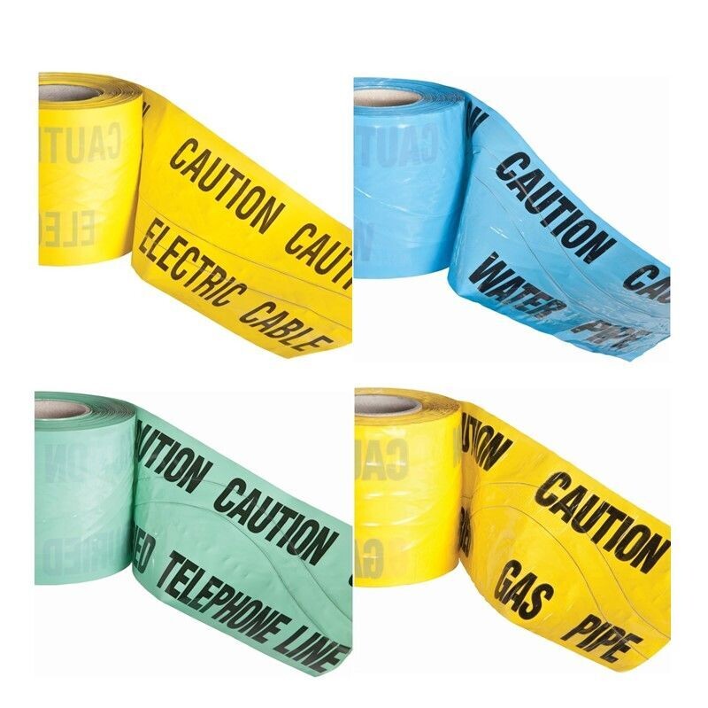 High-Visibility Underground Detectable Warning Tape - Durable - Various ...