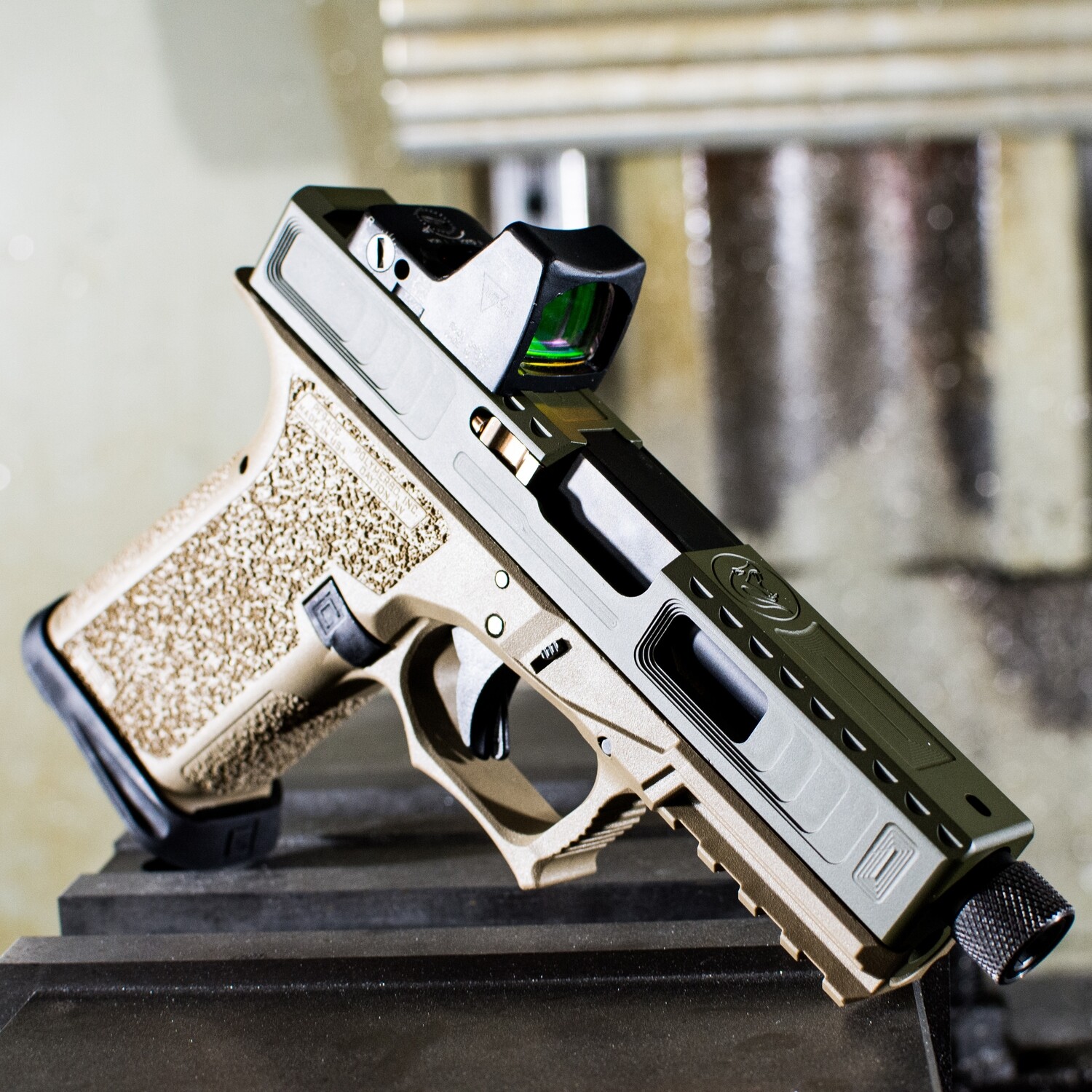 Glock 19 G19 Viper Custom Slide with Cerakote