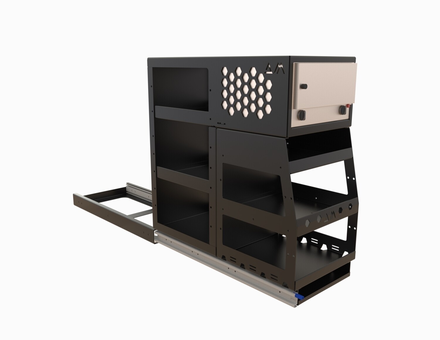 Premium Aluminum Slide Out Pantry