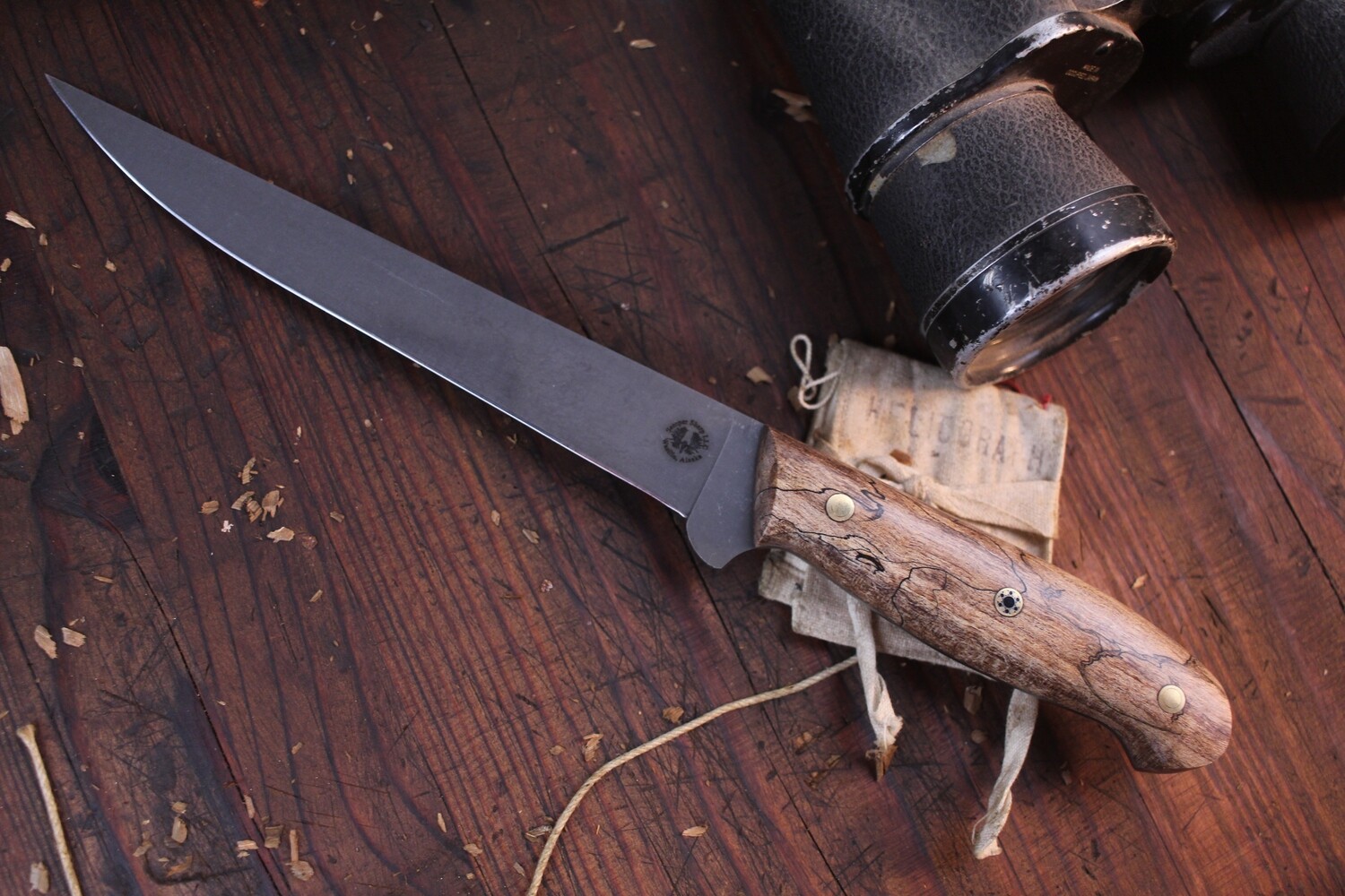 Semper Sharp Northern Knives Exclusive 7.25" Fillet / Spalted Maple ...