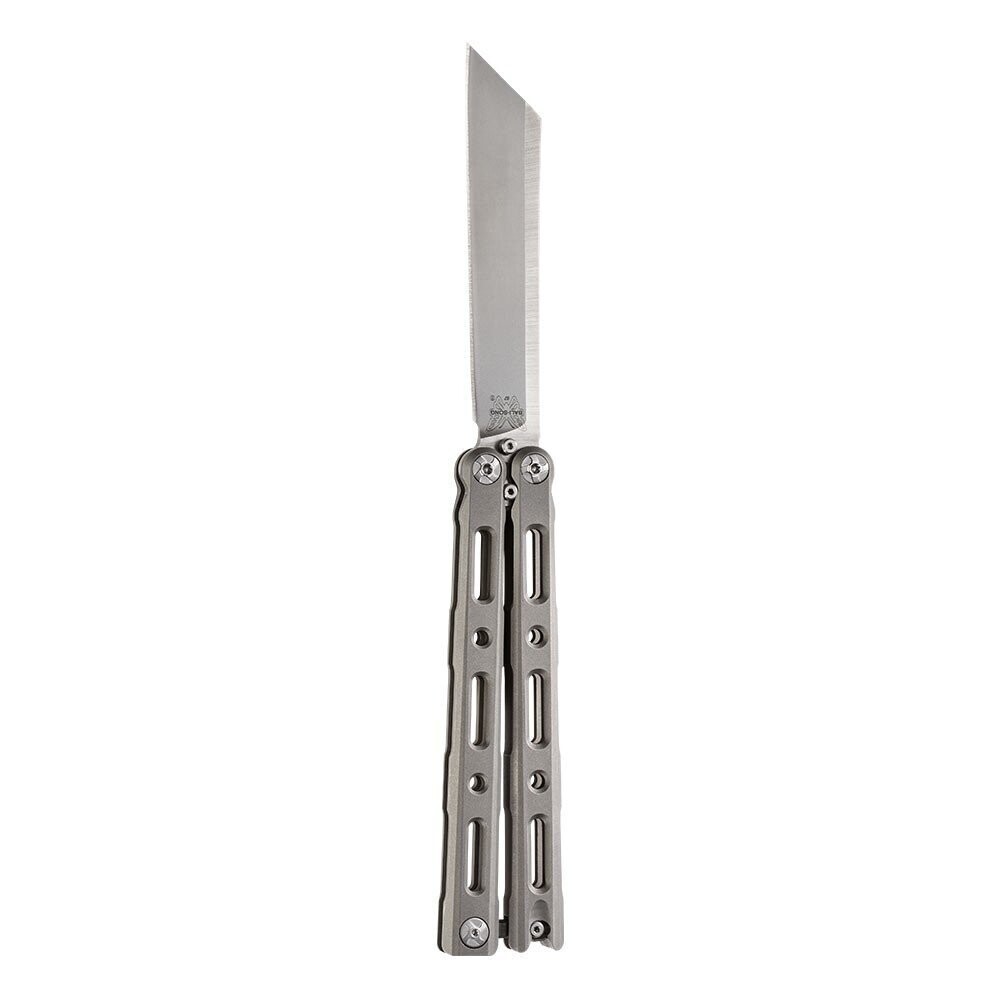 Benchmade 87 BaliSong 4.5" Butterfly Knife / Titanium / Satin ...