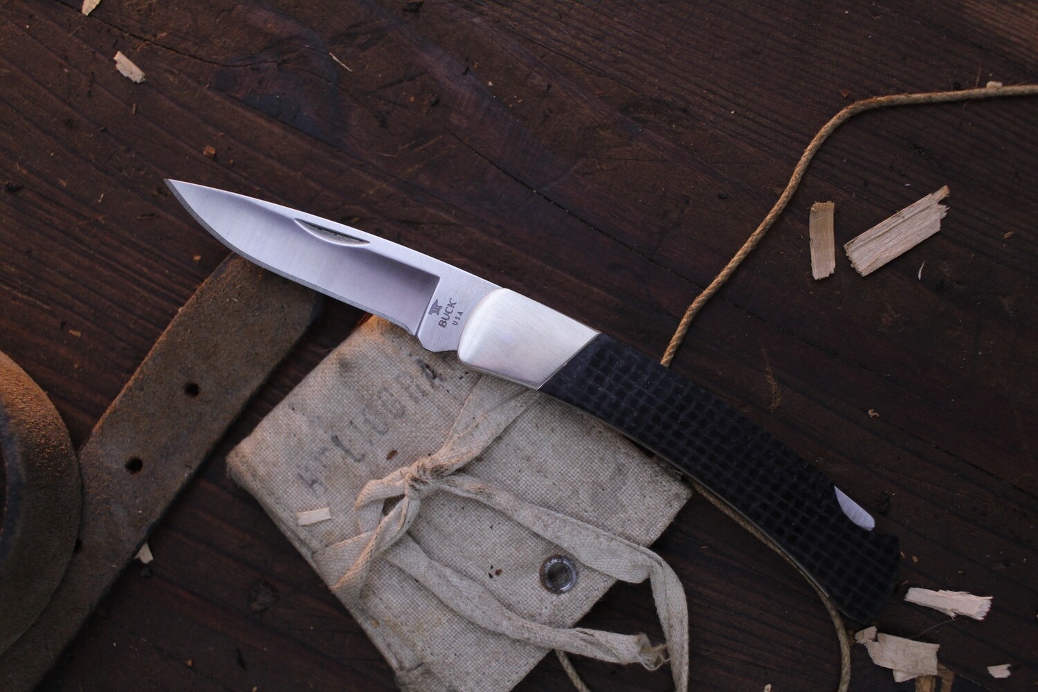 Buck Legacy Collection 501 Squire 3.75” Lockback Folder / Burlap ...