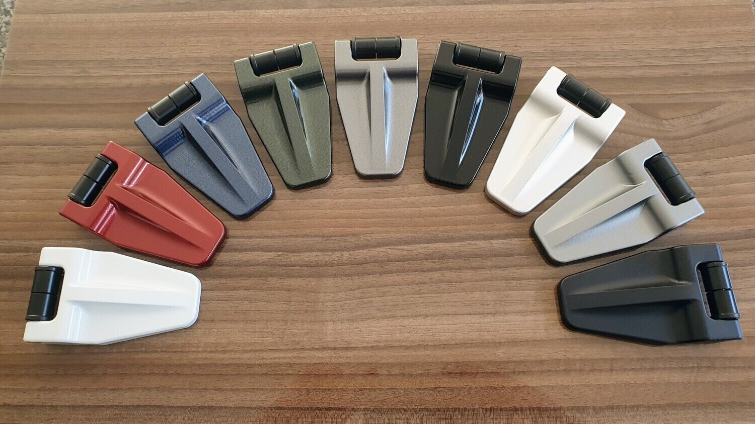 Land Rover Defender Security Bonnet Hinge Set (Land Rover Colours)