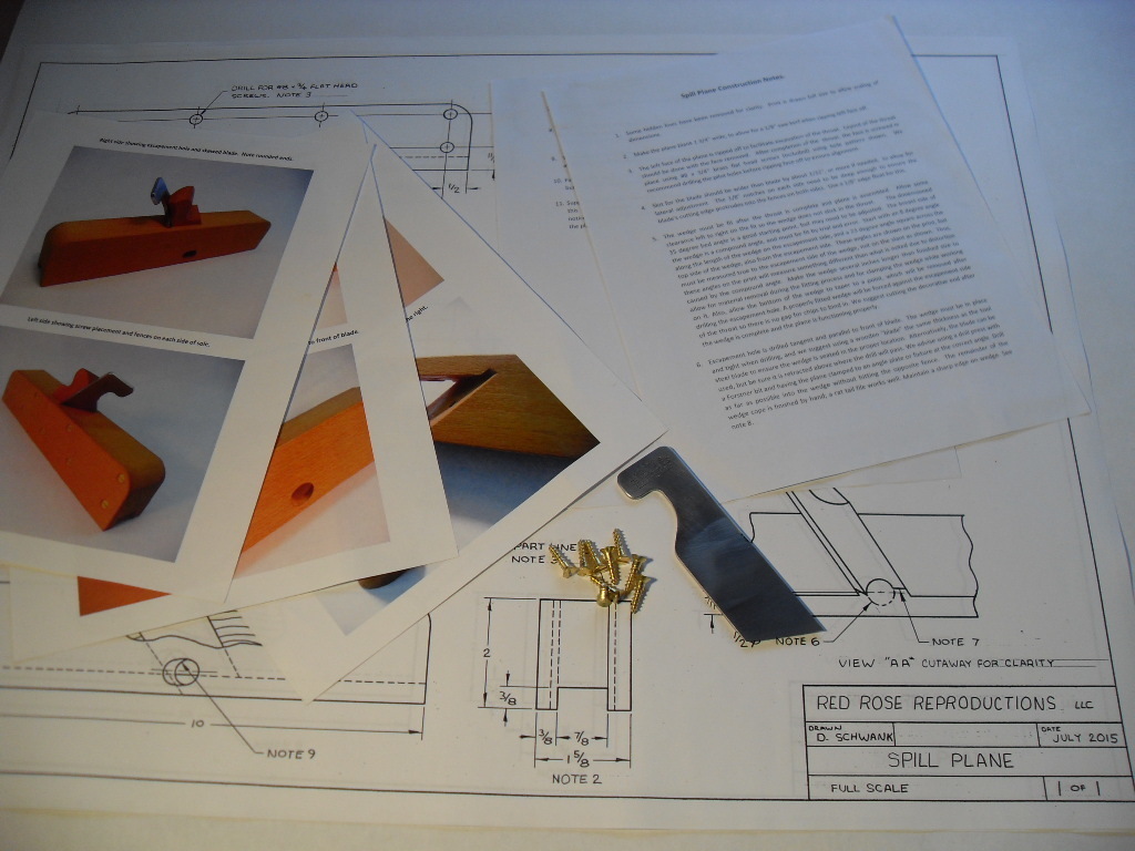 Spill Plane Plan Kit