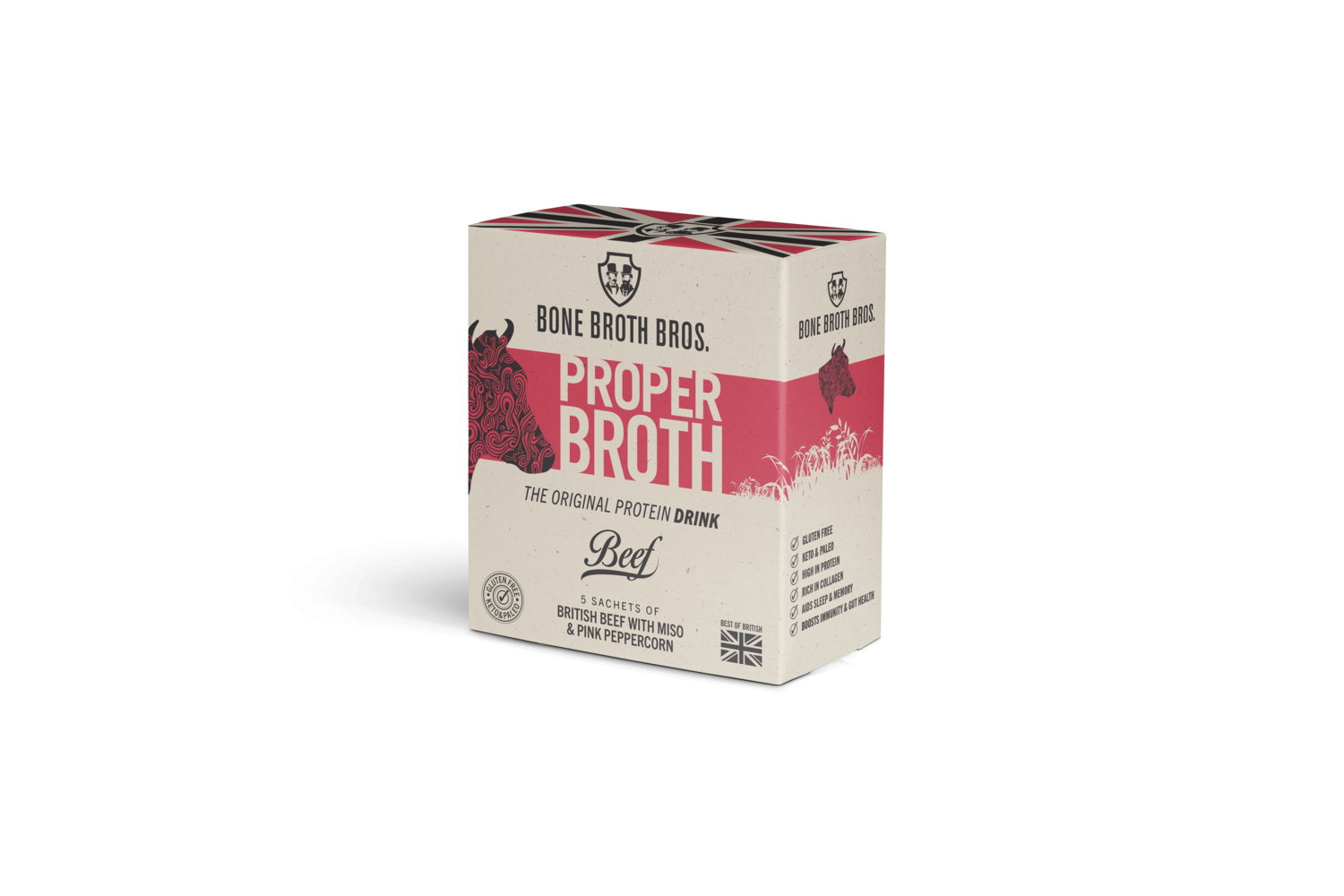 PROPER BEEF BROTH (5 X SACHET BOX)