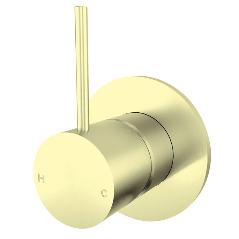 Mecca Shower Mixer Handle Up Brushed Gold