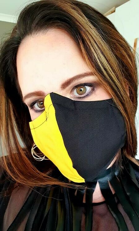 Black and Yellow Mask