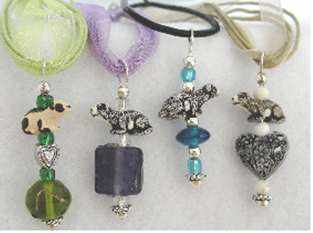 Ferret Bead Necklace - Ferret Treasures Store - Ferret Association of ...