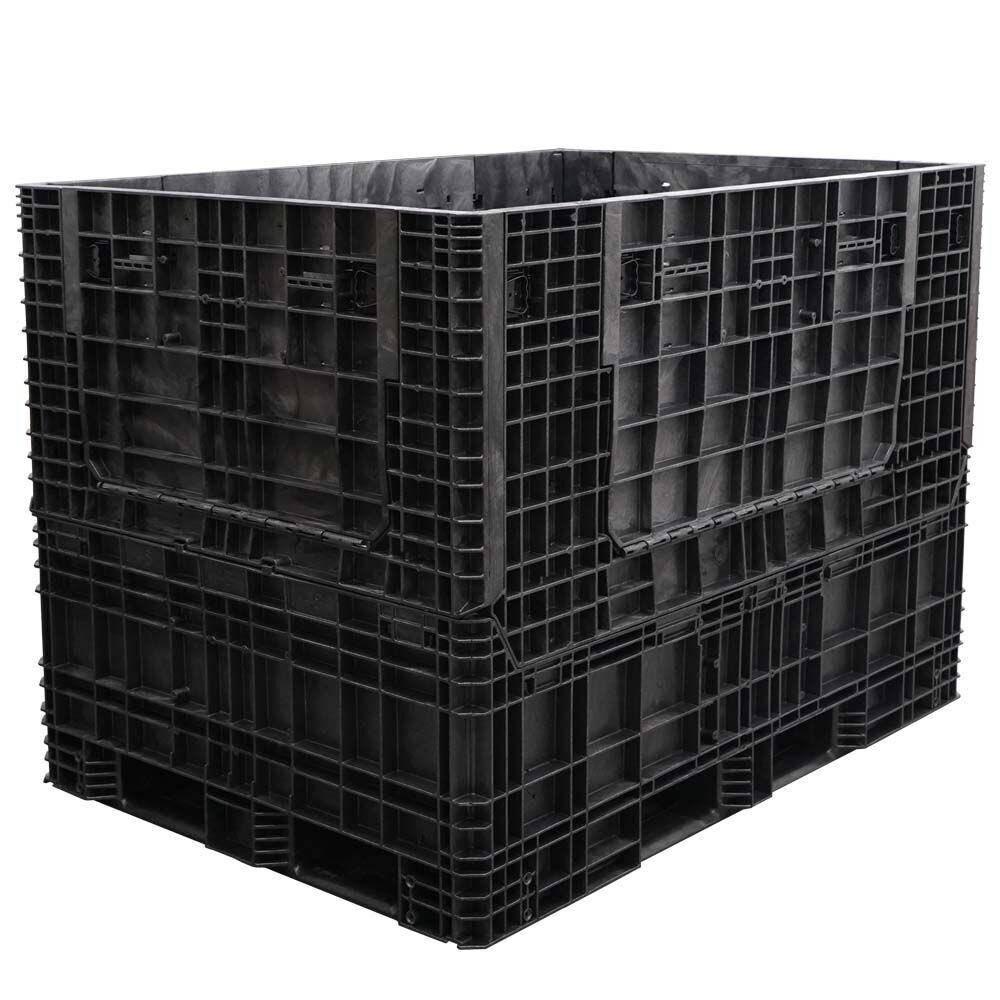 65x48x50 | Extended Length Collapsible Bulk Container| 4-door | BCE