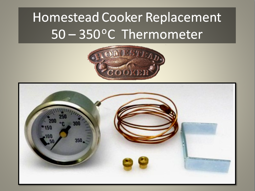 HOMESTEAD COOKER 50-350 Degree Celsius Thermometer with Capillary for ...