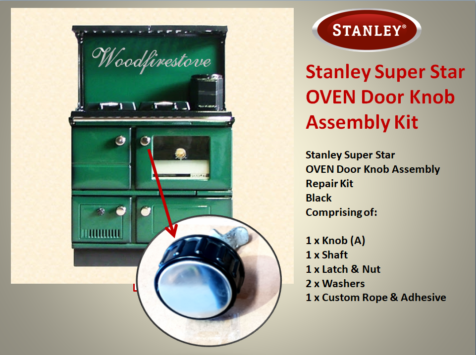Stanley Super Star MK2 OVEN Door Knob Assembly Kit - Free Shipping ...