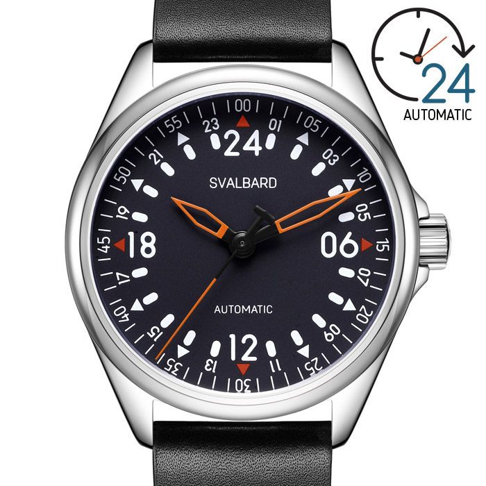 Buy automatic 24-hour watch - Svalbard Traser GH55