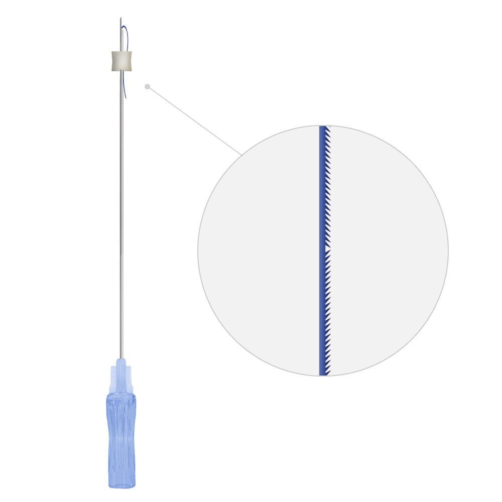 Rainbow BI Cog PDO-Fäden mit Nadeln