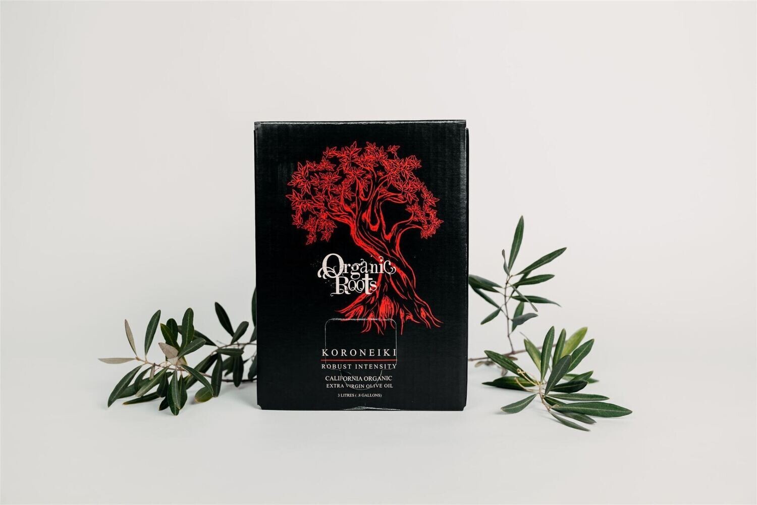 Organic Koroneiki Extra Virgin Olive Oil - 3L Bag in Box