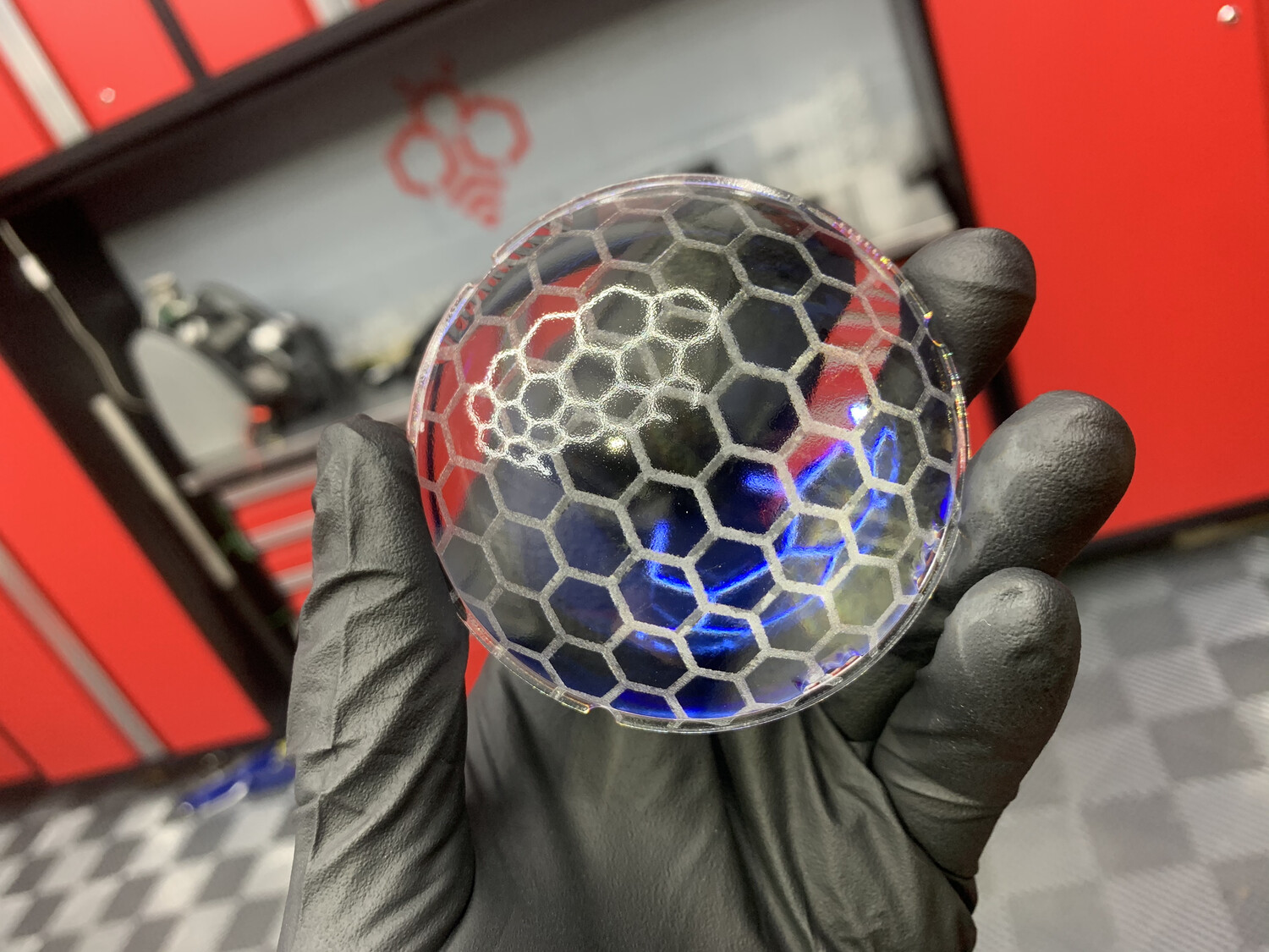 Projector Lens Laser etching service