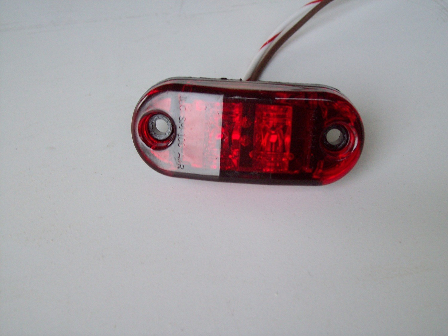 Oval Red Marker Light