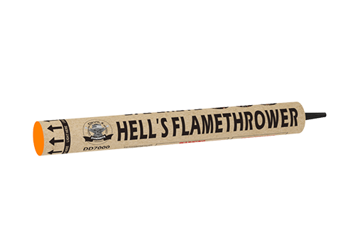 Hell’s Flamethrower Roman Candle | Artillery Shell Mortar Fireworks