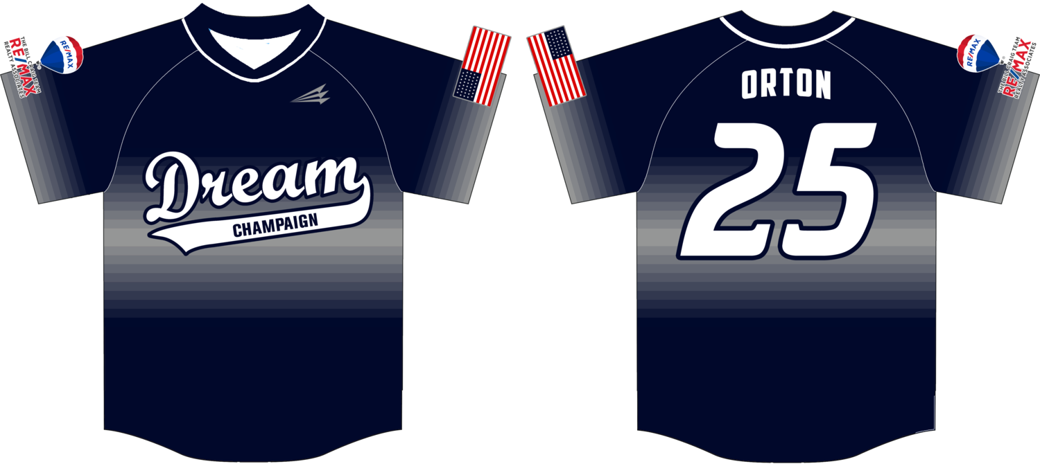 Champaign Dream Custom HexaFlex Baseball Jersey Design #J2B