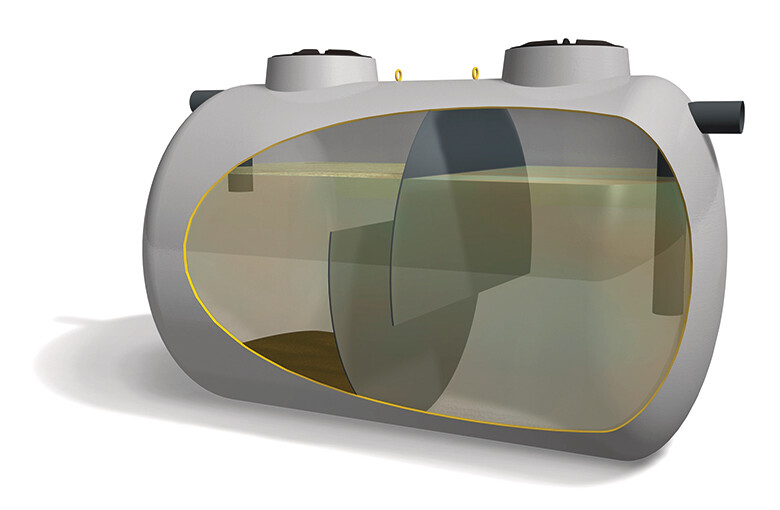 Separador de grasas horizontal Biotanks Biogras GR