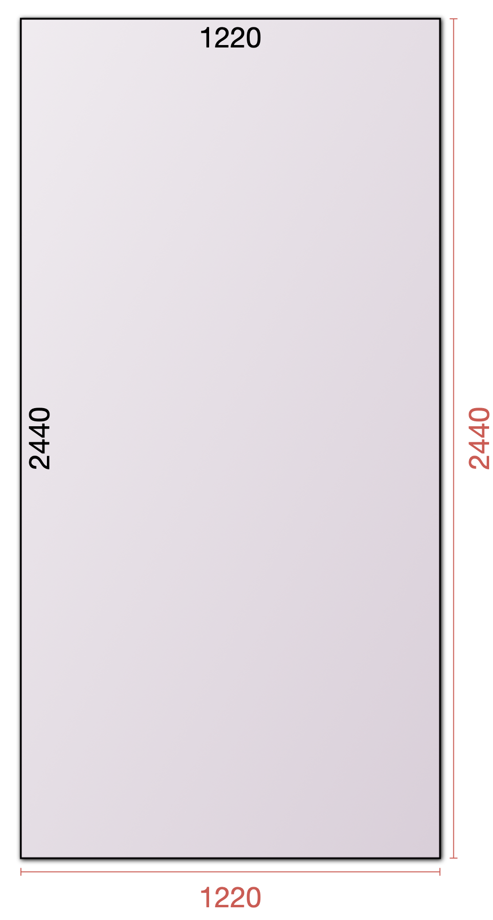 Standard Size: 8ft X 4ft (2440mm X 1220mm) Best Selling 🚨