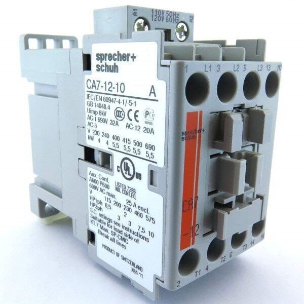 CA7-12-10-120 Sprecher+Schuh Modular Series CA7 Contactor - D7-X10